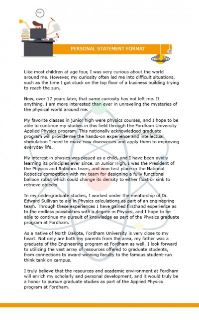 Personal Statement Format: Our Experts Know It Better