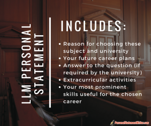 Writing a Professional LLM Personal Statement With Us