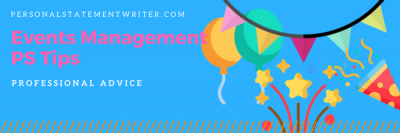 Complete Events Management Personal Statement Guide