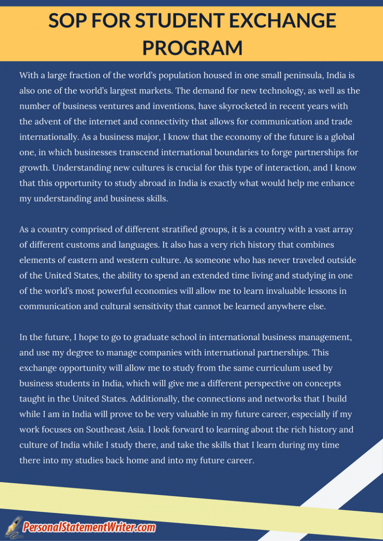 Write an Awesome Motivation Letter for Student Exchange Program