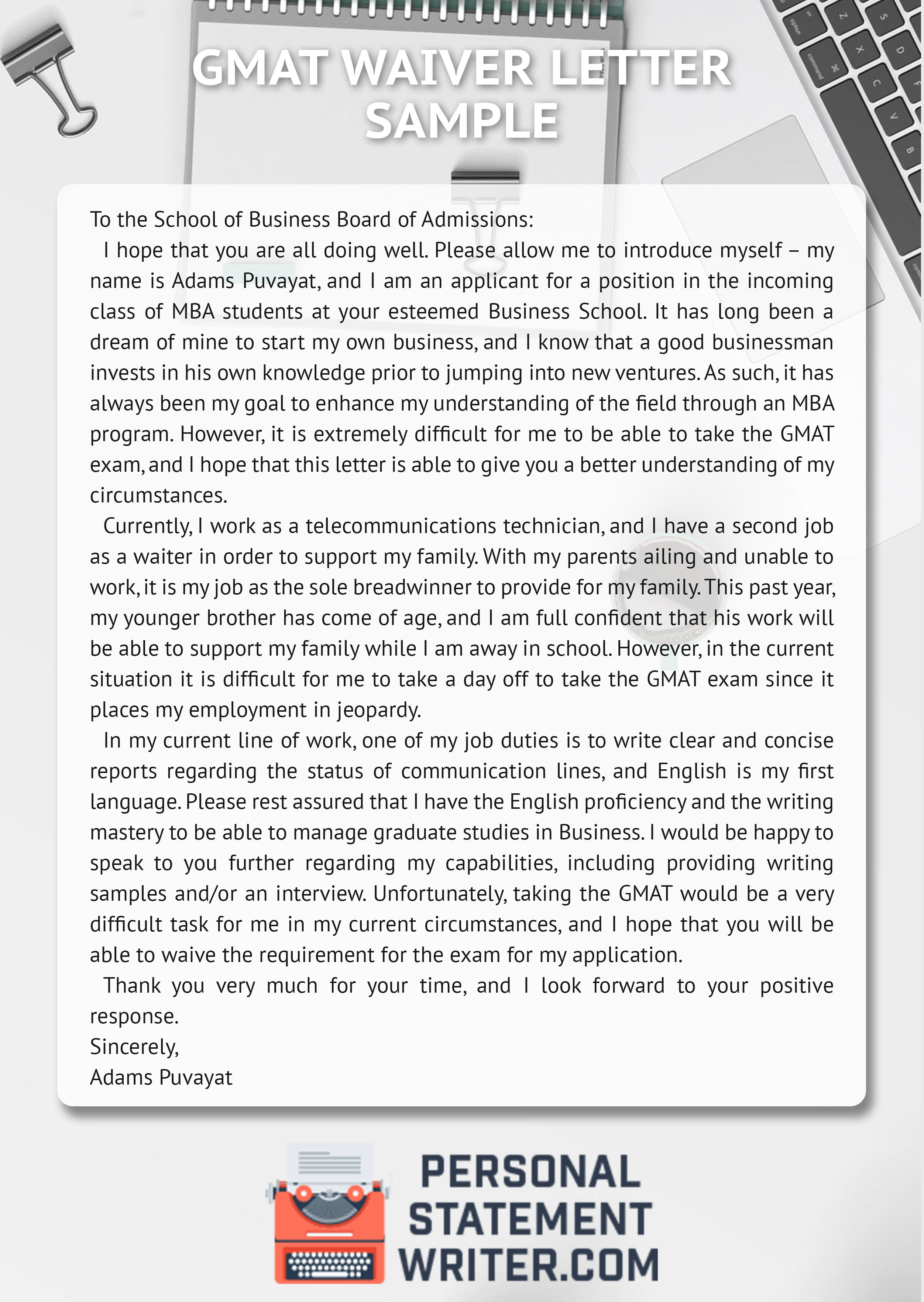 Expert Writing Tips On How To Write A Winning Waiver Letter Expert Writing Tips On How To Write A Winning Waiver Letter