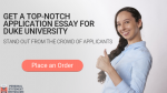 How to Answer "Why Duke" Essay Prompt: Optional Essay Tips